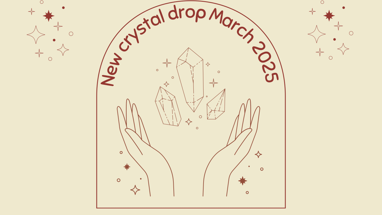 New restock! March 2025 Crystals and affirmation and crystal stickers ...